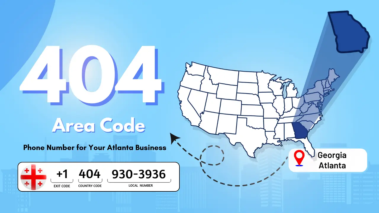 404 Area Code: Atlanta Location, Time Zone & Business Numbers